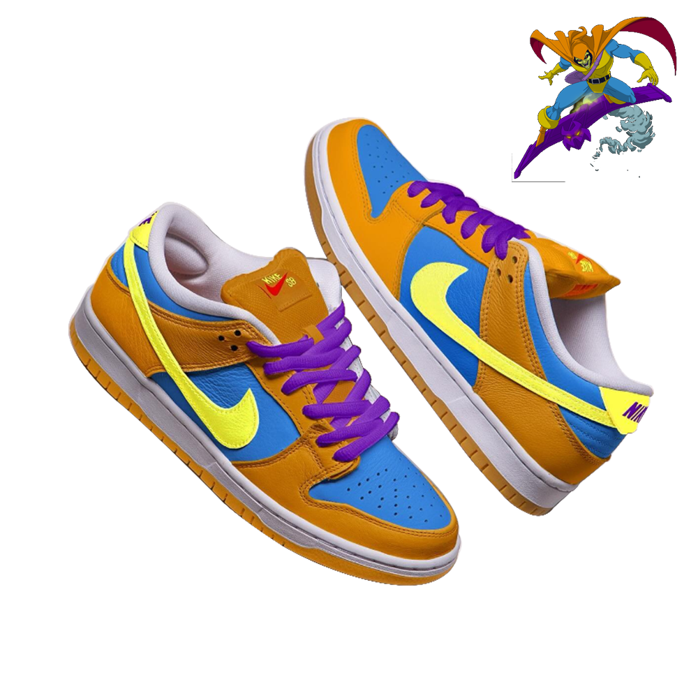 The Hob Goblin Sb Dunk Low Kkix Custom Sneakers